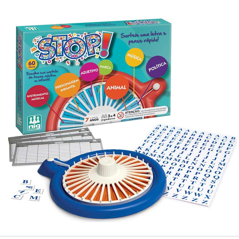 Jogo Educativo Stop - Nig Brinquedos | Shopee Brasil