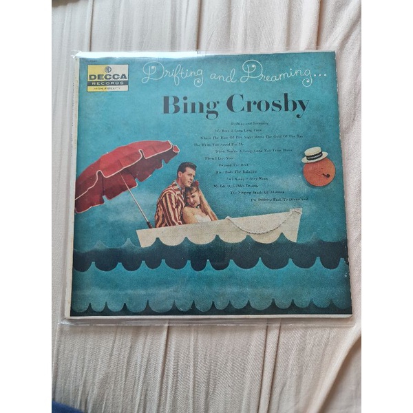 Disco de Vinil LP Bing Crosby Drifting and Dreaming | Shopee Brasil