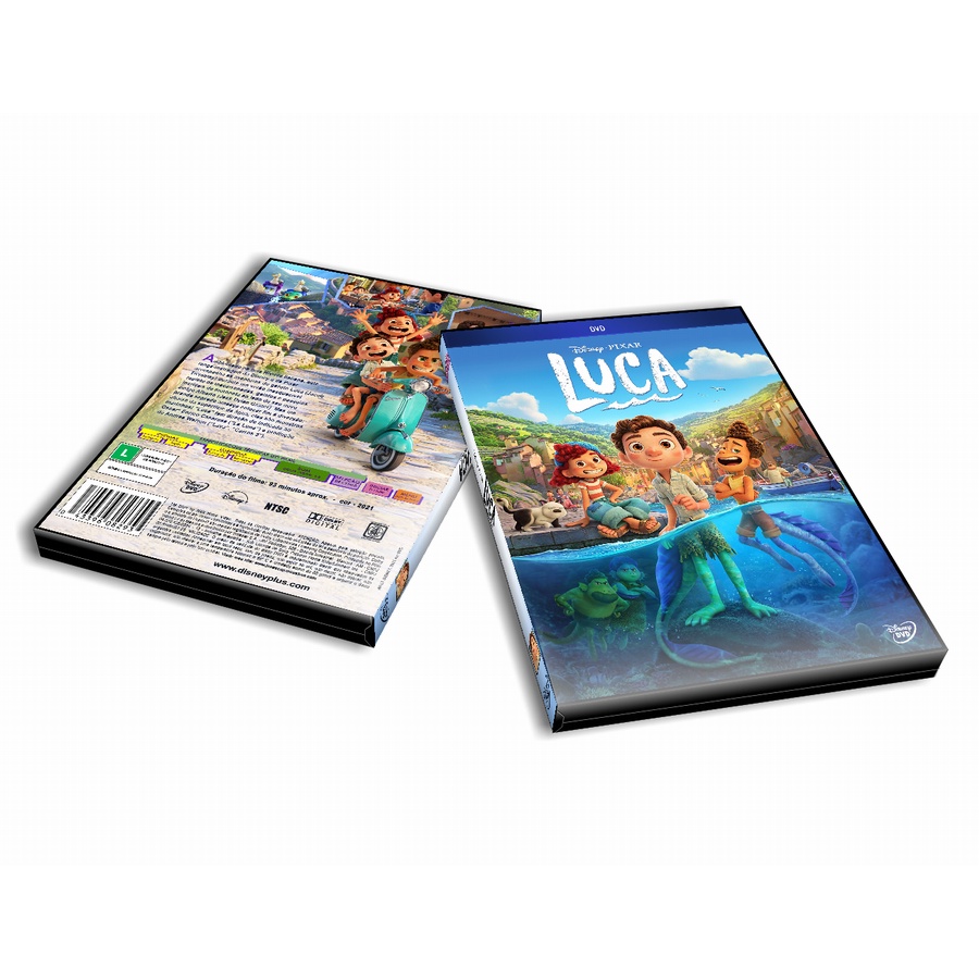 Dvd Luca (Disney) 2021 dubl/leg | Shopee Brasil