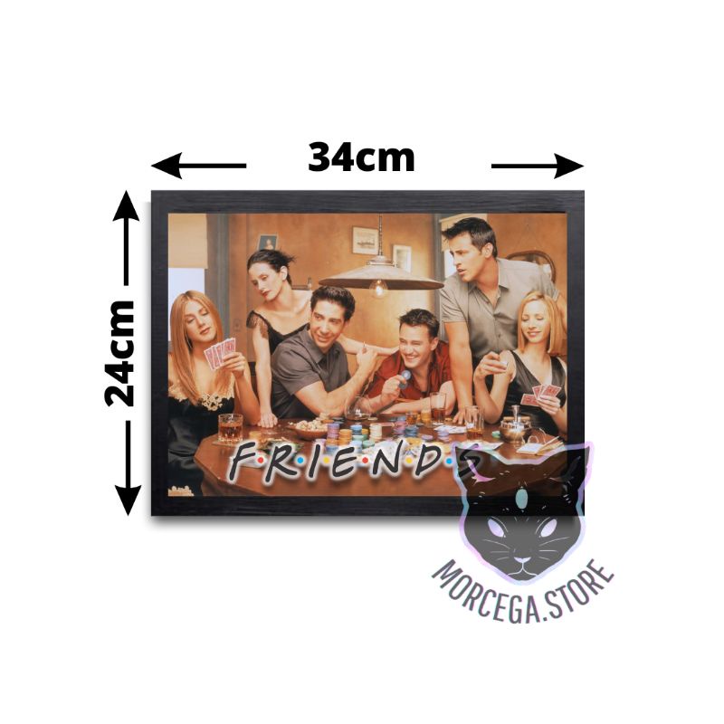 Quadro Friends COM VIDRO | Shopee Brasil