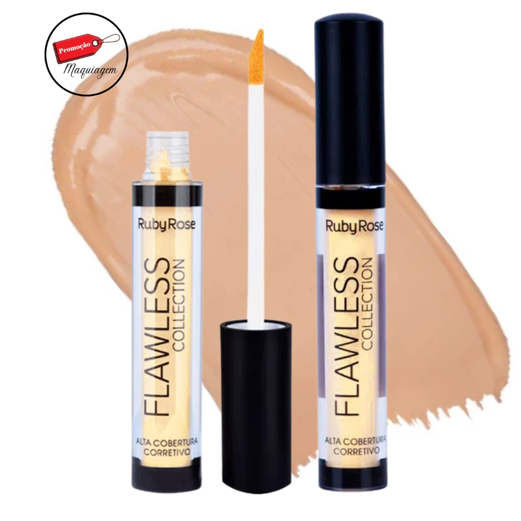 Corretivo Flawless Collection Alta Cobertura Ruby Rose | Shopee Brasil Corretivo Flawless Collection Alta Cobertura Ruby Rose | Shopee Brasil