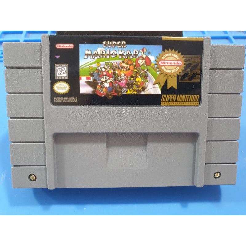cartucho de super Nintendo super Mário kart. - Faz a Boa!