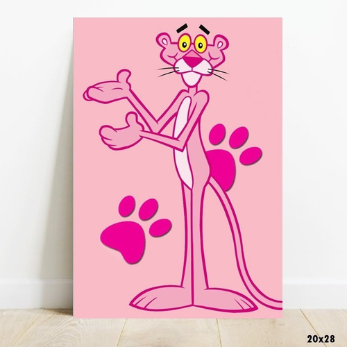 Placas Decorativas Sublimada Da Pantera Cor De Rosa R01 | Shopee Brasil