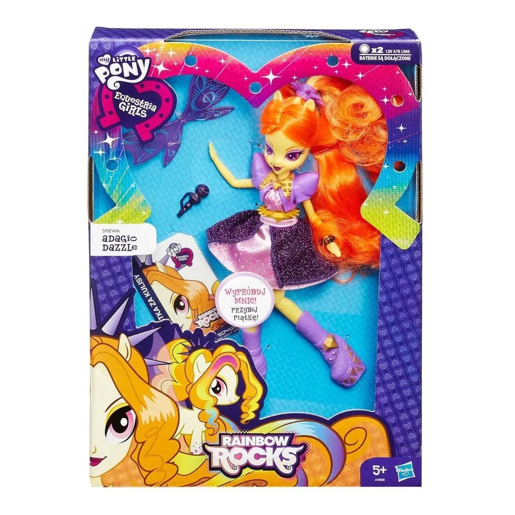 My Little Pony Equestria Girls Rainbow Rocks - Adagio - Musical - Ela Canta | Shopee Brasil