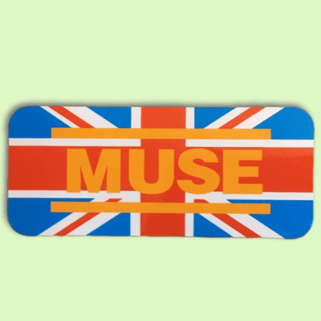 Adesivo da banda britânica Muse - Colante 9,5cm de largura impressão ...