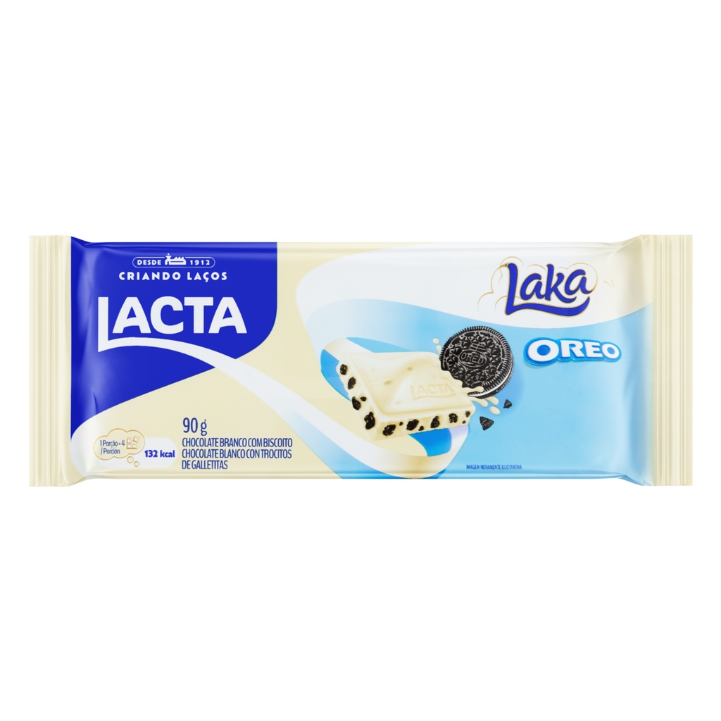 Chocolate Lacta Oreo Branco e Preto 90g | Shopee Brasil