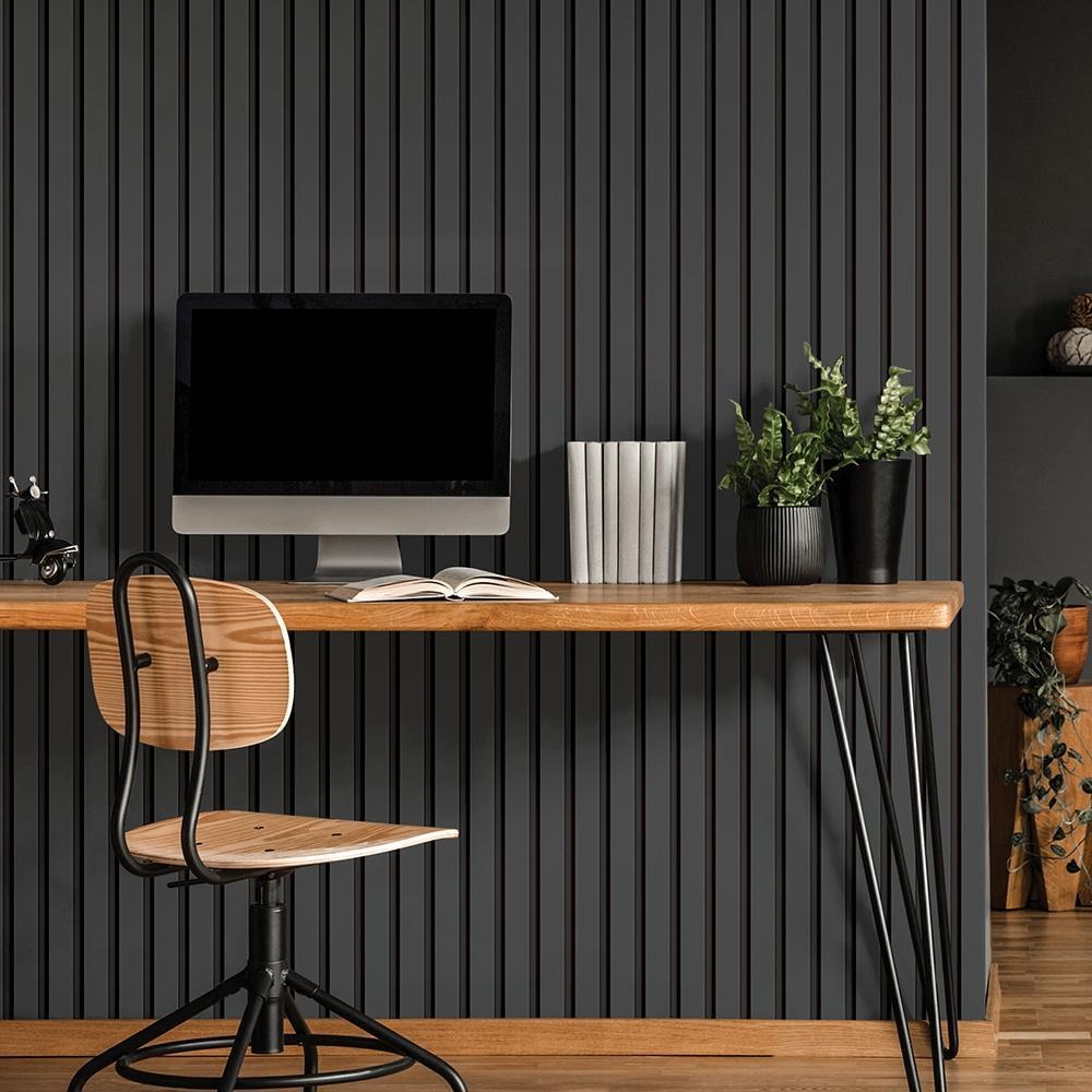 Adesivo Tipo Contact Ripado Ripas Painel Ripado de Parede Lavavel ...