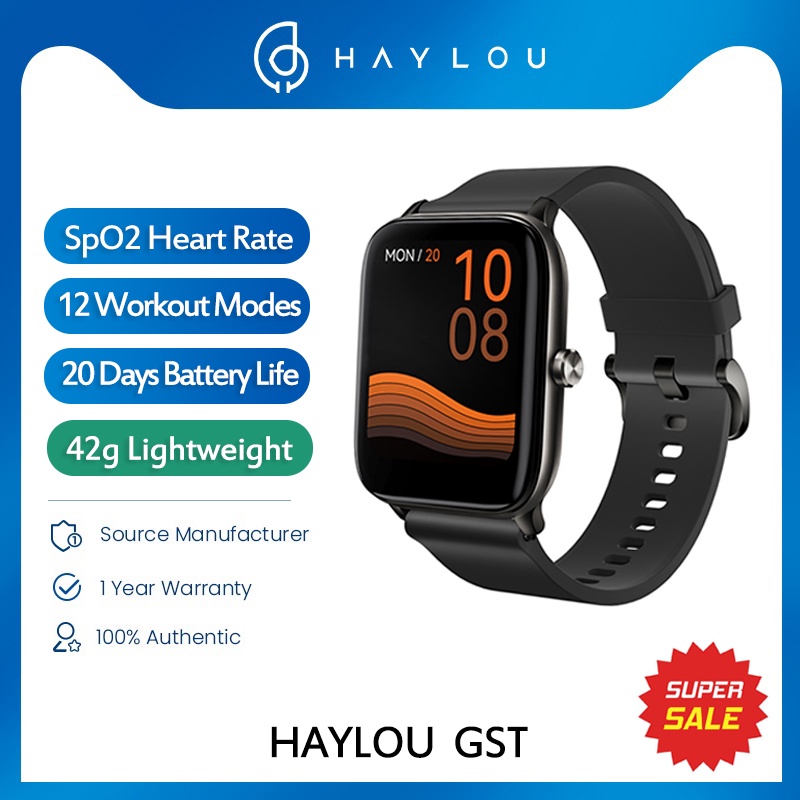 Smartwatch Haylou Gst | Shopee Brasil
