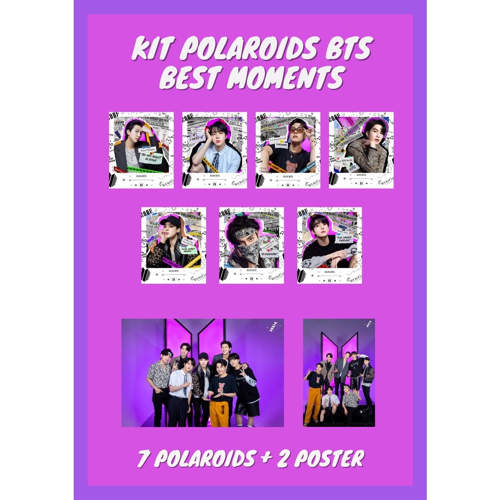 Kit Polaroids BTS Best Moments | Shopee Brasil