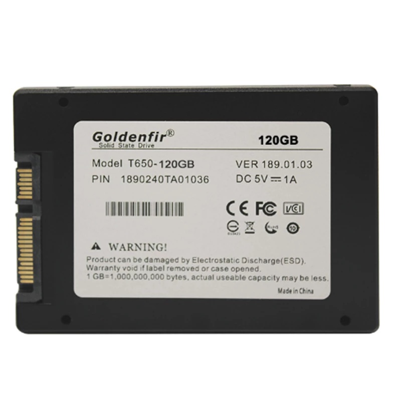 SSD Goldenfir 128GB/120GB - SATA III (2,5 Polegadas) | Shopee Brasil