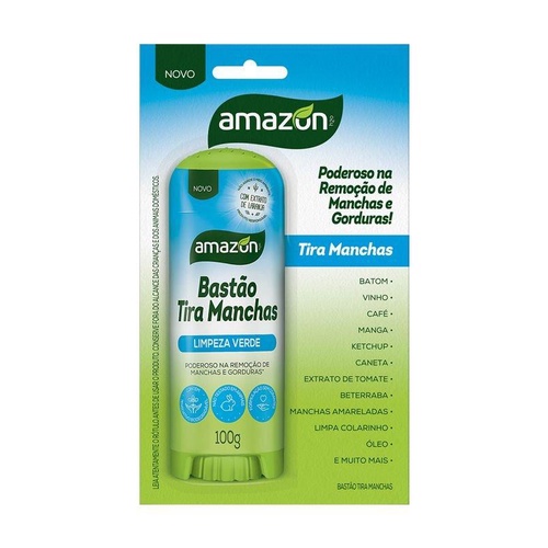 Bastão Tira Manchas Amazon 100G | Shopee Brasil