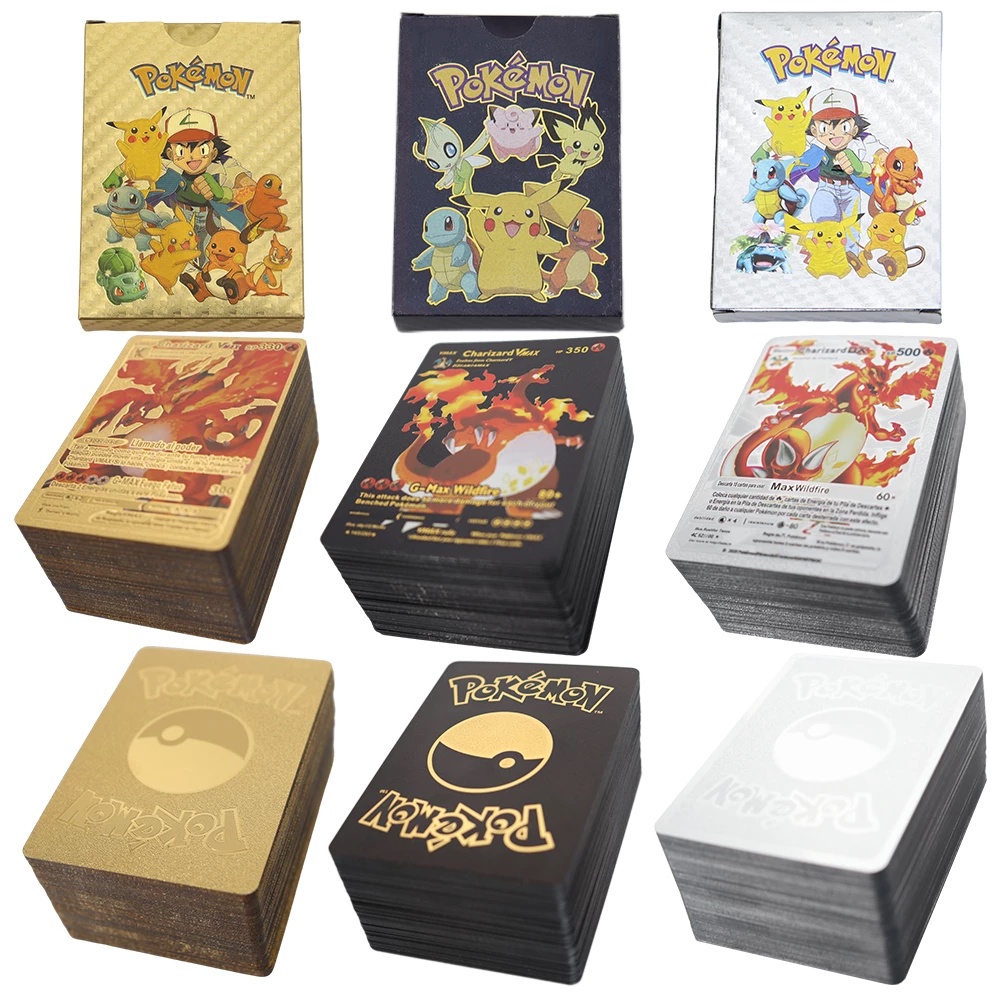 Pokemon Collection Pikachu card copies 55 Pcs/GX/EX | Shopee Brasil