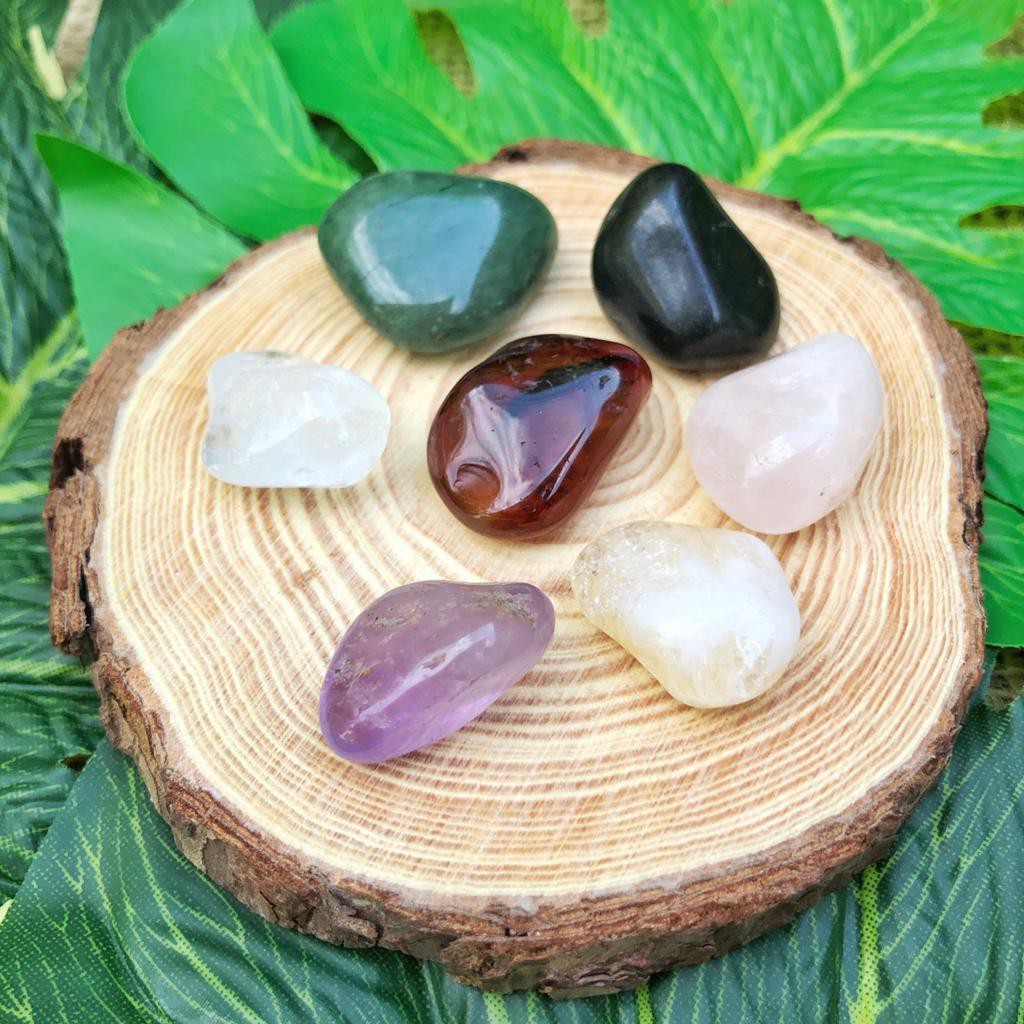 Pedras da Sorte Kit com Pedras Naturais | Shopee Brasil