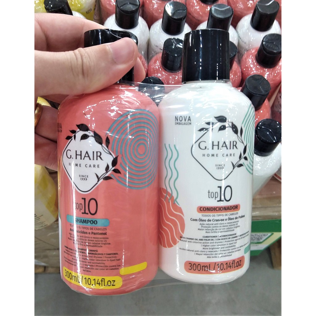 Kit G.Hair top 10 Shampoo + Condicionador 300ml | Shopee Brasil