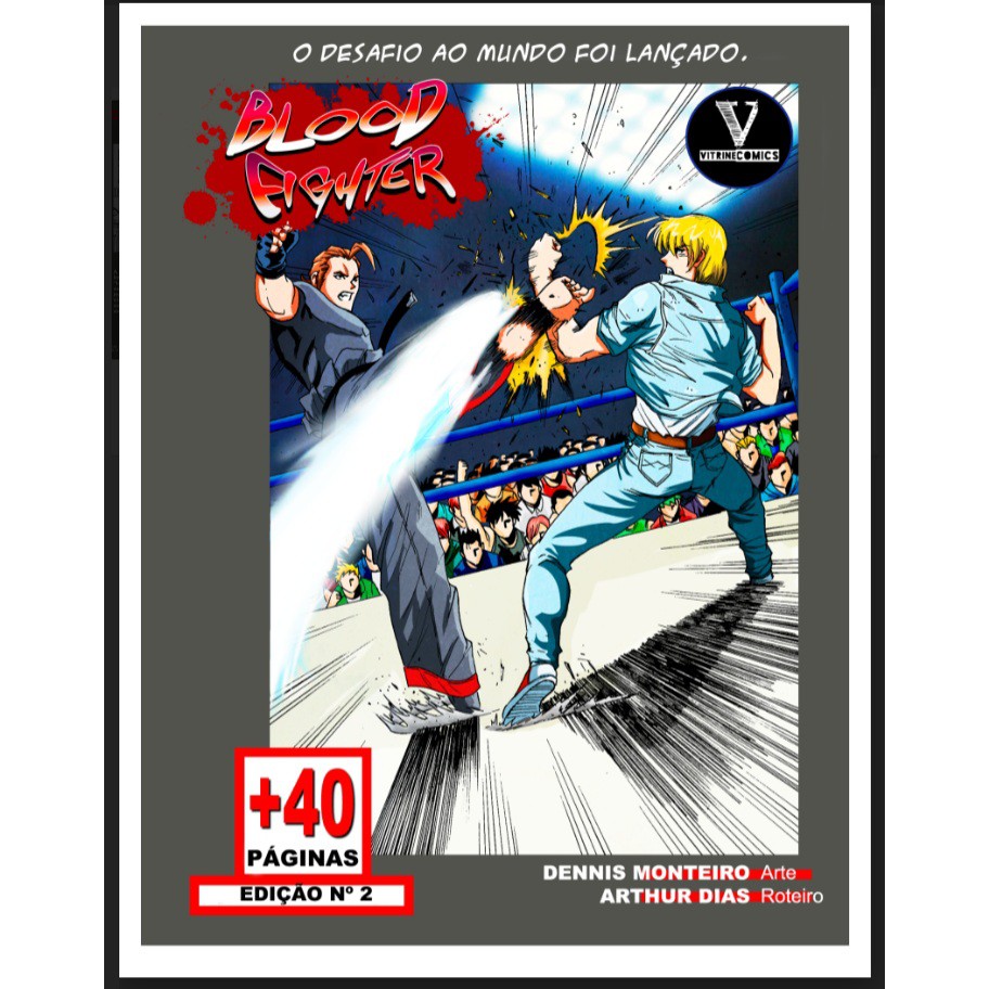 Mangá Blood Fighter #2 | Shopee Brasil