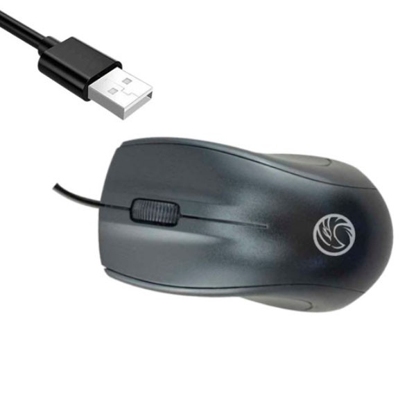 Mouse Usb Optico Brazilpc Bpc-m201 1000 Dpi Preto 1.2m | Shopee Brasil