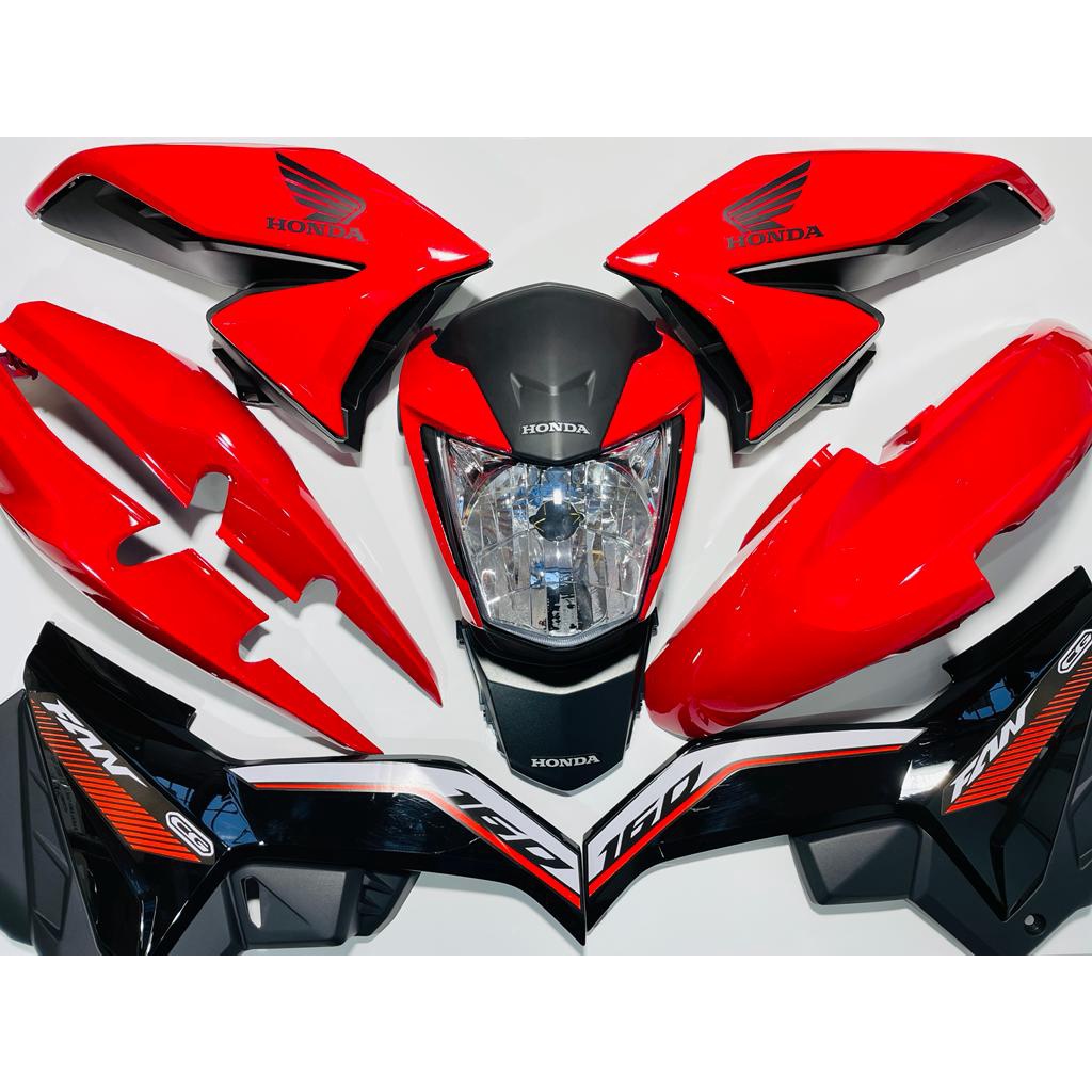 Kit Carenagem Cg Titan 160 2022 Para Cg Fan 160 2022 Vermelho ...