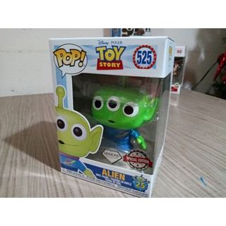 FUNKO POP TOY STORY 4 ALIEN #525 DIAMOND COLLECTION | Shopee Brasil