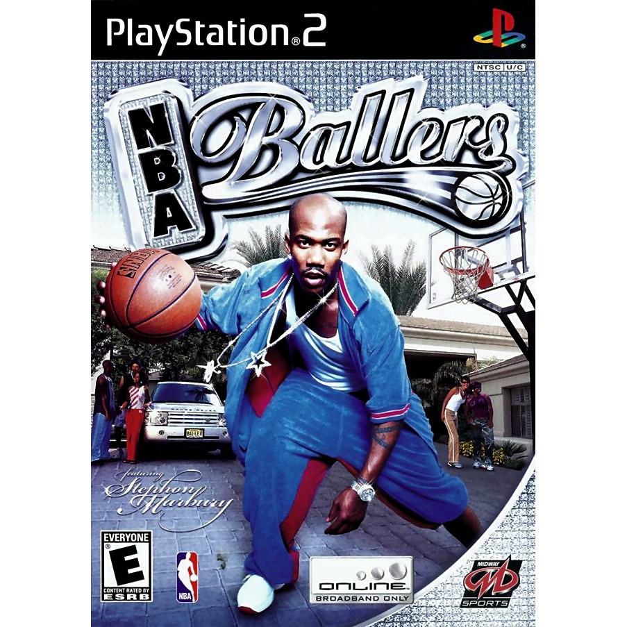 NBA Ballers jogo playstation ps2 + Fini | Shopee Brasil