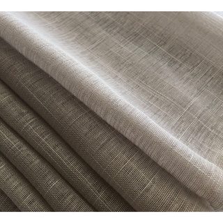 Tecido Gaze De Linho Por Metro Para Cortina 2,8 Lg - Bege | Shopee Brasil