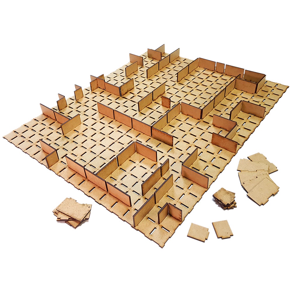 Kit Grid Modular 3D Grid de Batalha - RPG Battle Grid D&D | Shopee Brasil