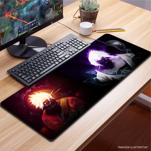 Mouse Pad Gamer Personalizado Naruto Uzumaki Sasuke Uchiha | Shopee Brasil