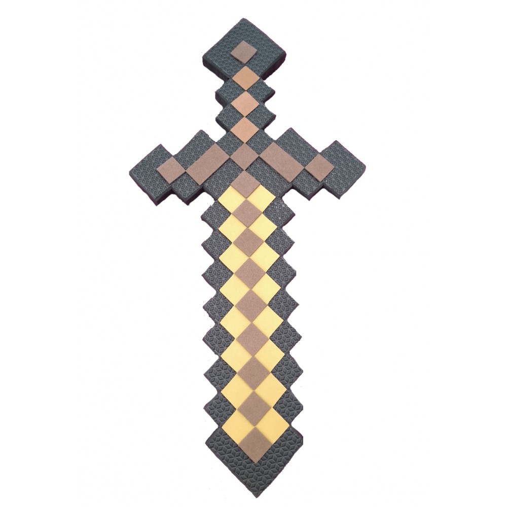 Espada de Madeira Minecraft - em E.V.A. Artesanal (45 cm) | Shopee Brasil