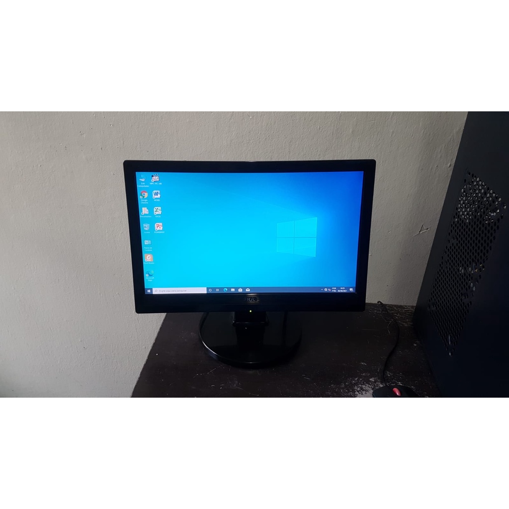 monitor 15.6 lcd aoc 1619sw vga | Shopee Brasil