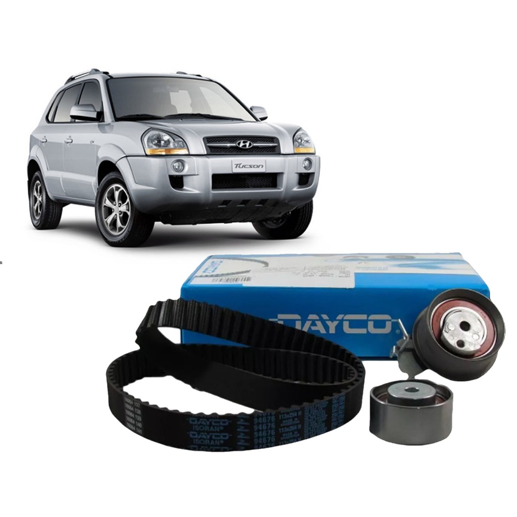 Correia Dentada Tucson 2011 2012 2.0 16v Kit Tensor Polia - Escorrega o ...