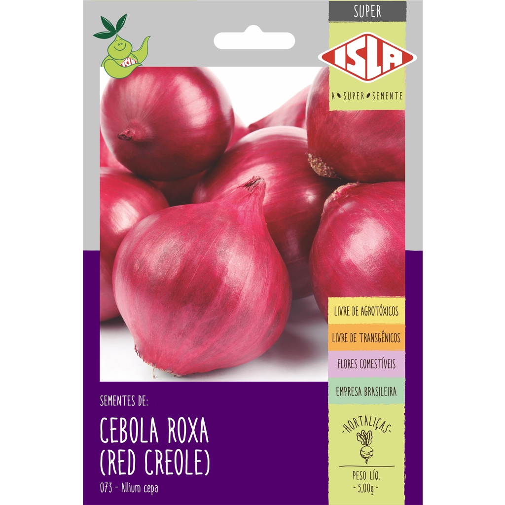 Sementes Super Cebola Red Creole Roxa - Isla | Shopee Brasil