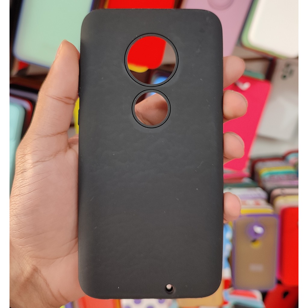Capa Capinha de Silicone Emborrachada Para Moto G7 G7 Plus | Shopee Brasil