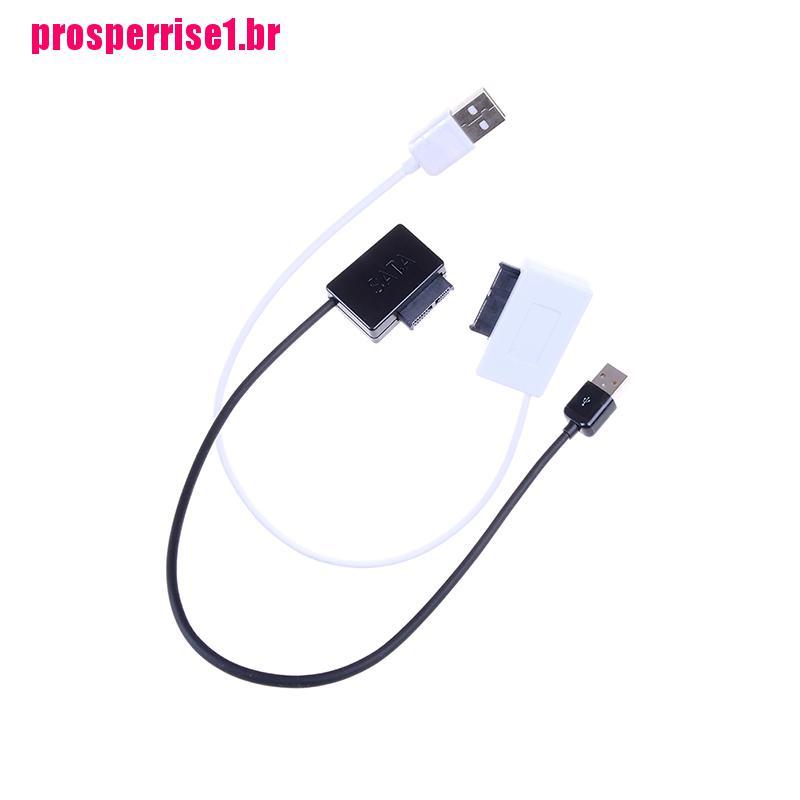 { PP } USB A 13Pin Conversor CD SATA/IDE Slim DVD Rom Cabo De Unidade ...