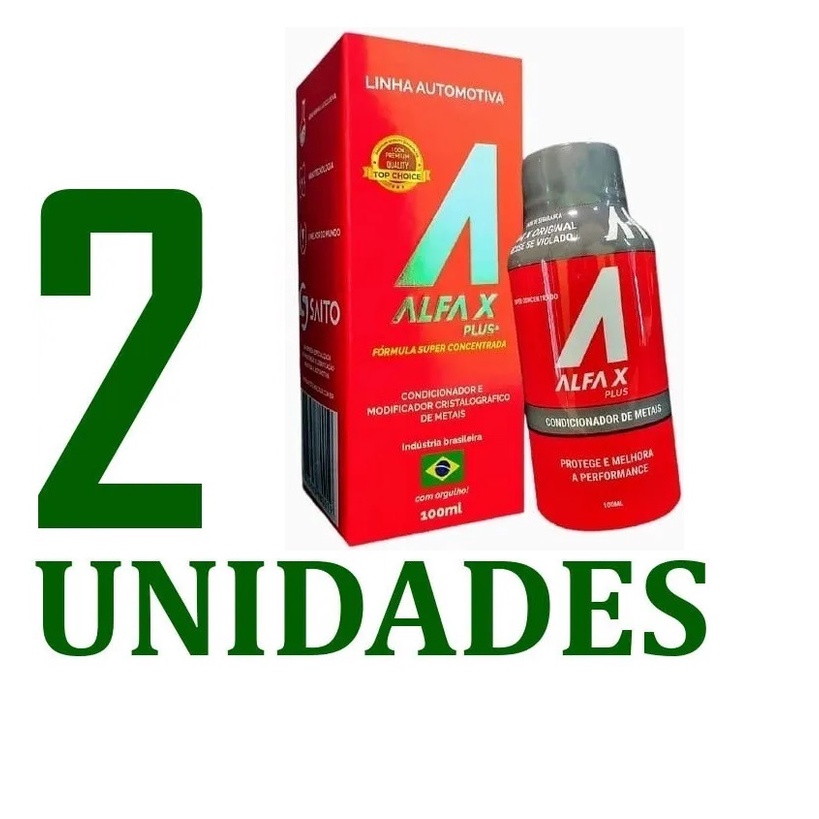 Kit 2 Alfa-X Plus Condicionador de Metais Original Saito - Revendedor ...