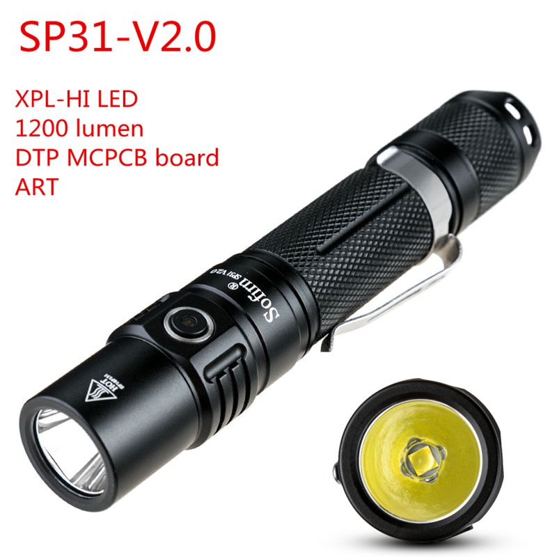 Lanterna LED Sofirn SP31 V2.0 XP-L HI V3 super Brilhante 1200lm Com 5 ...