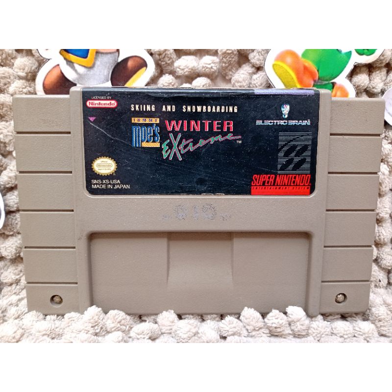 Jogo fita cartucho snowboard Winter ORIGINAL para Super Nintendo SNES ...