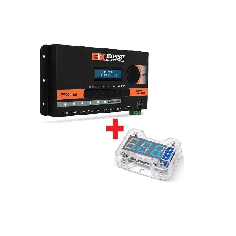 Kit Expert Crossover Digital Px2 Limiter + Voltimetro Vex1 | Shopee Brasil