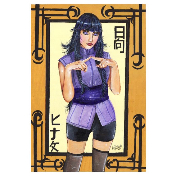 Hinata print 30X42 cm + print a5 de brinde | Shopee Brasil