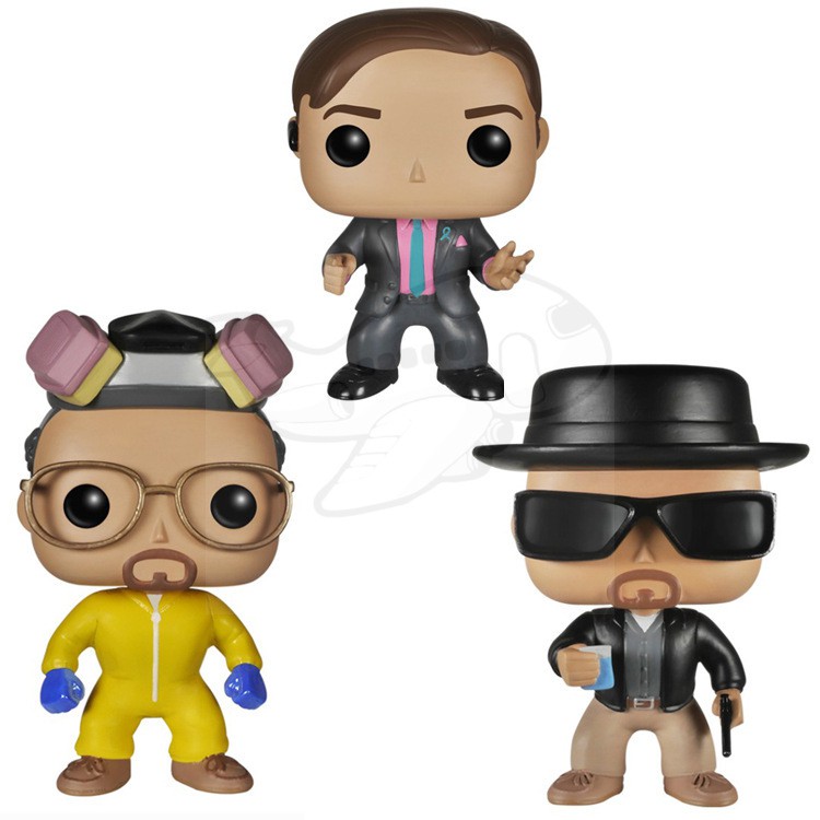 Funko Pop Breaking Bad Walter White 160 / Heisenburg 162 / Saul Goodman ...