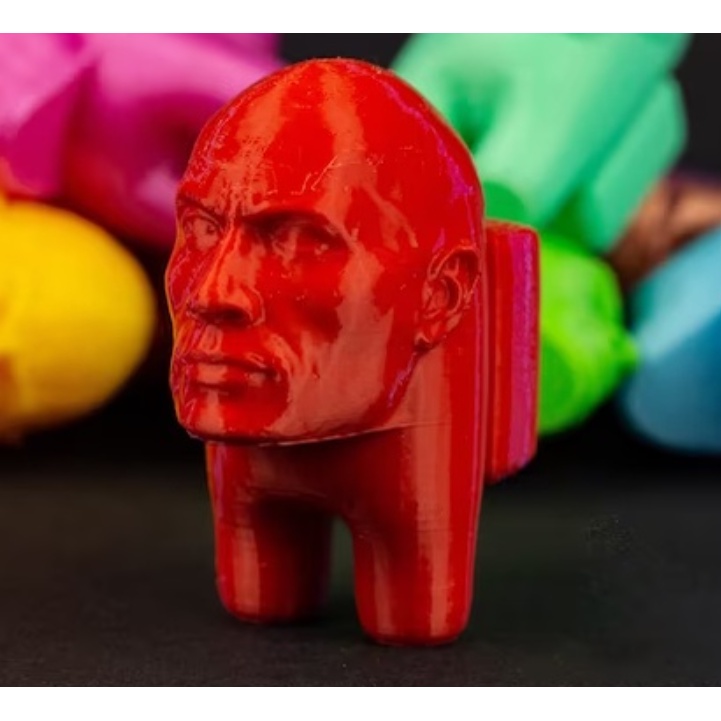 The Rock Impostor do Among Us - Meme | Shopee Brasil