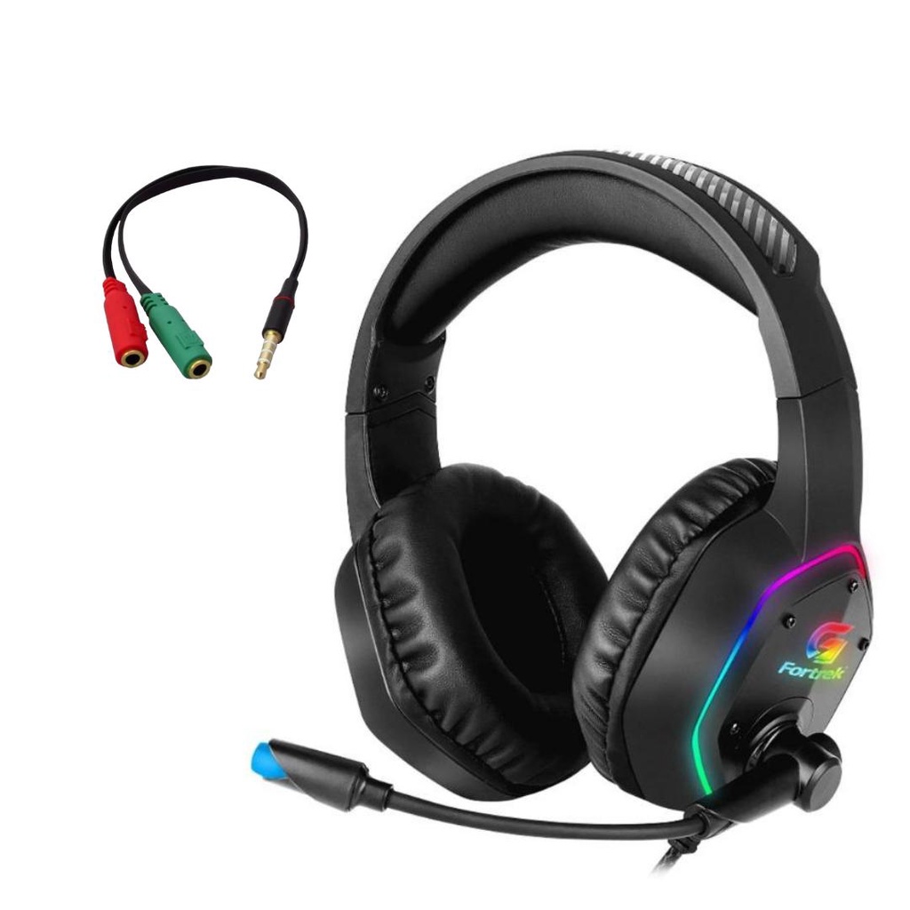 Fone Headset Gamer Rgb Blackfire Pc Celular Ps4 Xbox Original Fortrek ...