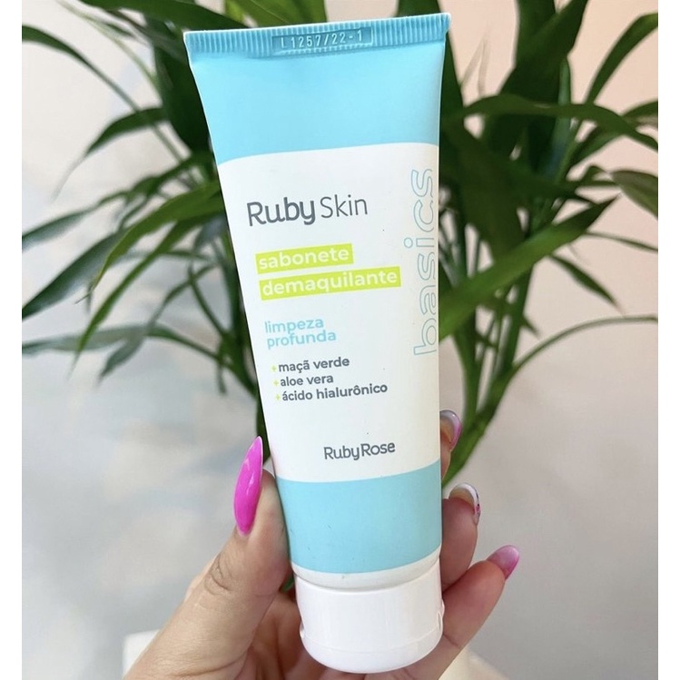 SABONETE DEMAQUILANTE RUBY SKIN BASICS - RUBY ROSE HB325 | Shopee Brasil