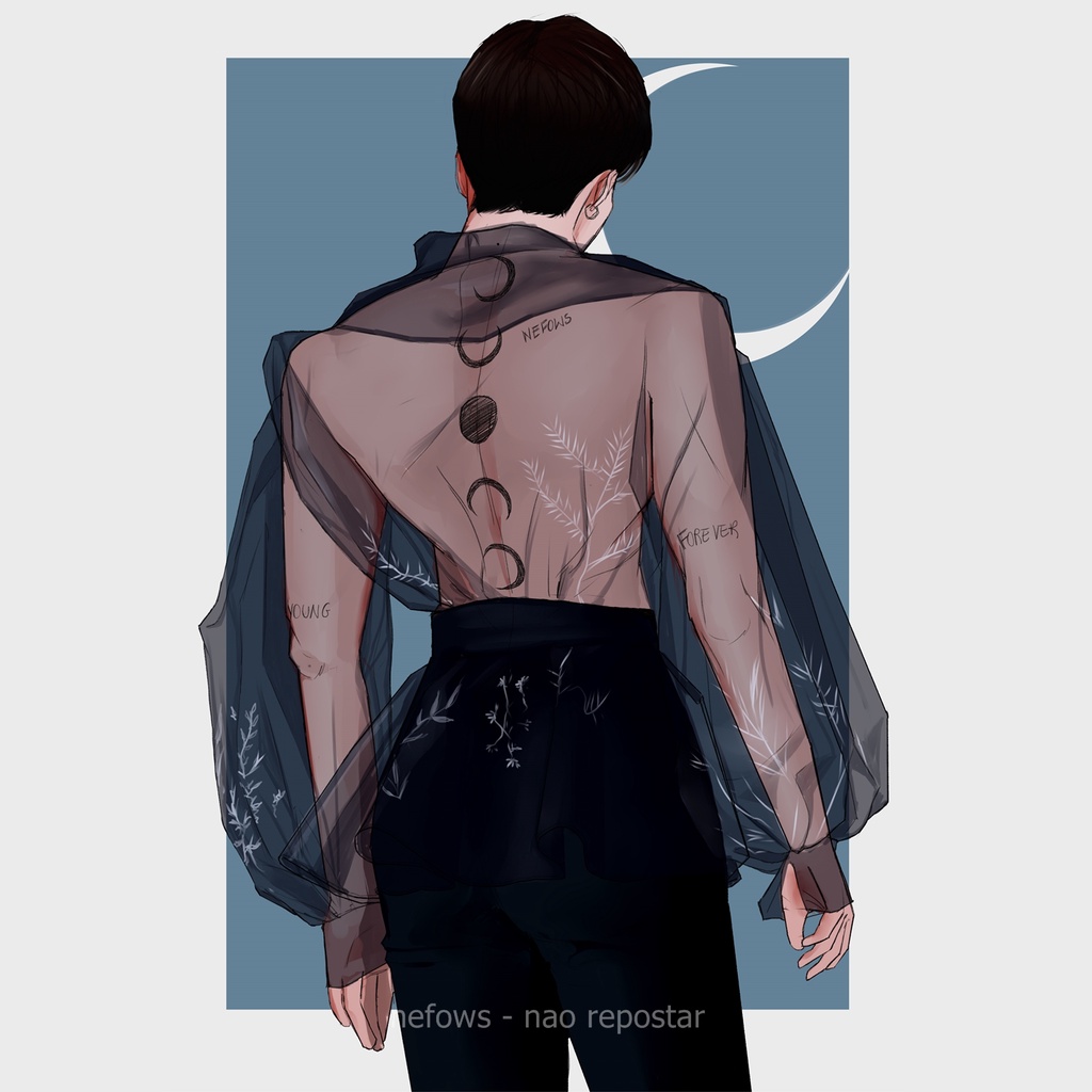 Arte Print Digital Kpop Fanart Bts Park Jimin Jimin Com Blusa De Tule