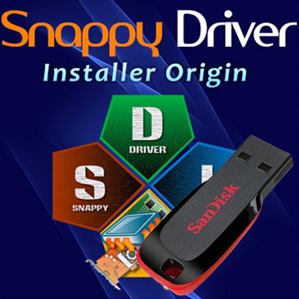 Pacote Drivers Software Snappy Driver Pack + Pendrive 64gb | Shopee Brasil