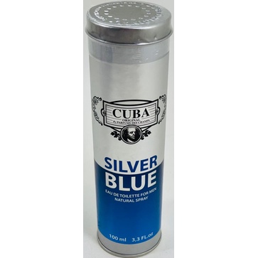 Perfume Cuba Silver Blue 100ml | Shopee Brasil