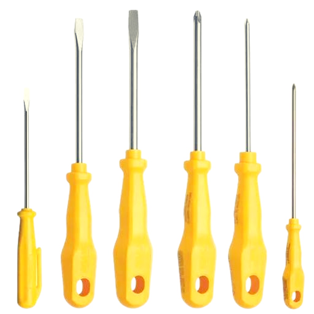 Kit Jogo Chave De Fenda/Philips com 6 peças De Aço Profissional ...