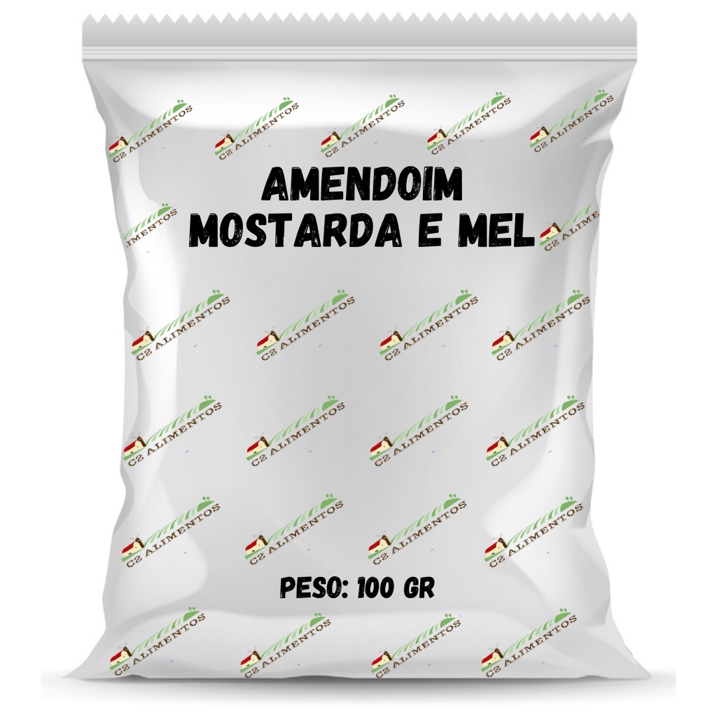 Amendoim Crocante Aperitivo Sabor Mostarda e Mel | Shopee Brasil