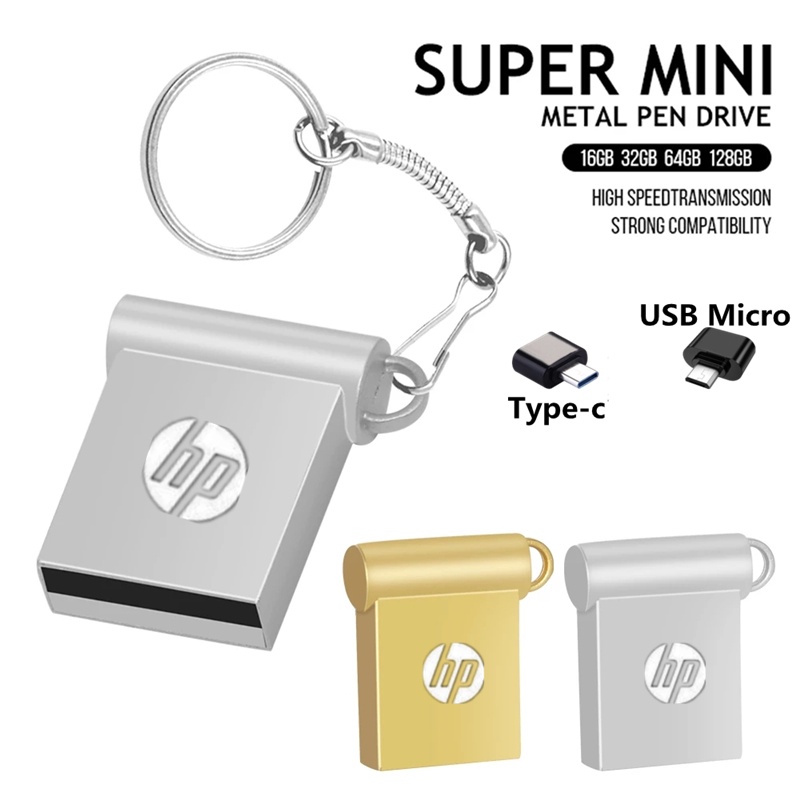 HP Mini USB Flash Drive Tb 1 2 512gb 256gb 128gb Pendrive 64gb De ...