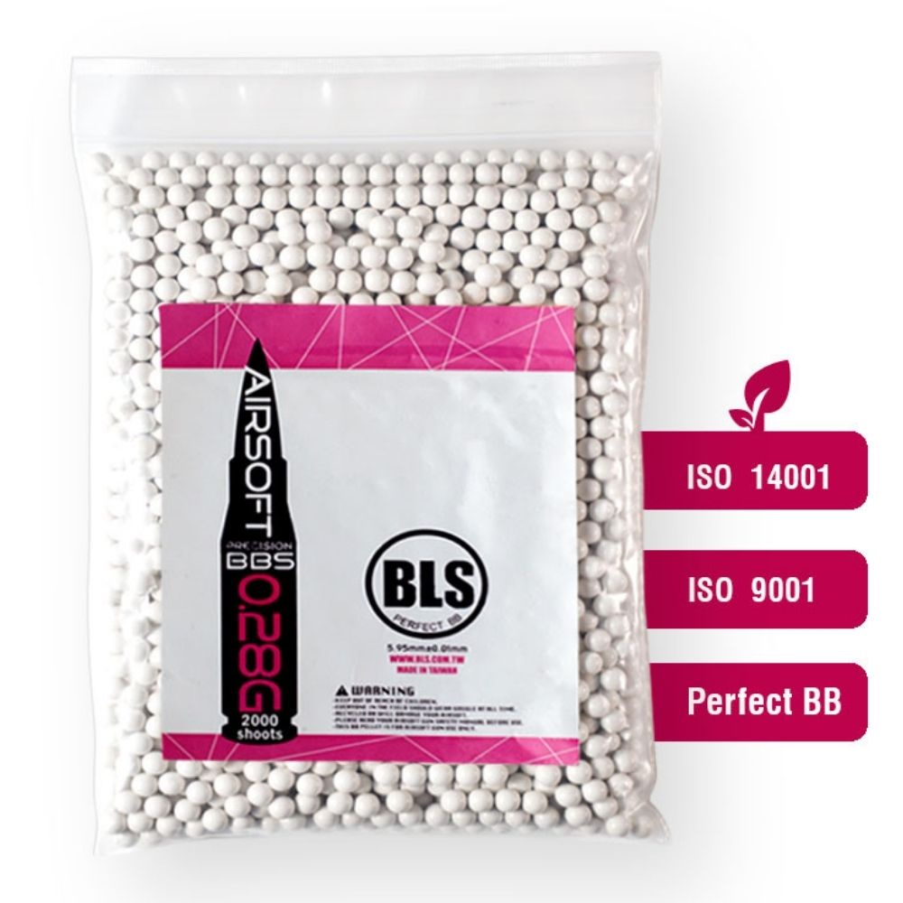 BLS BBS 0,28G AIRSOFT Bls Municao 0.28 2000un Alta Qualidade ...