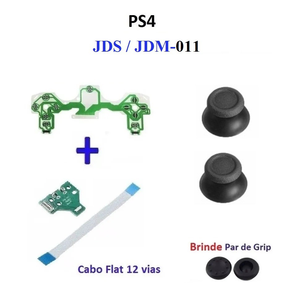 Kit Reparo controle PS4 JDS / JDM-011 - Escorrega o Preço