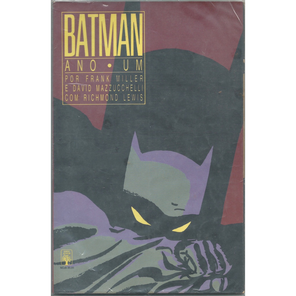 HQ Batman - Ano Um Frank Miller 1° Edição 1989 Editora Abril | Shopee ...